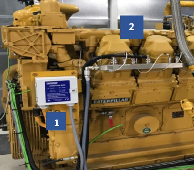 Control System Upgrade in a CATERPILLAR G3516 (MOTORTECH)