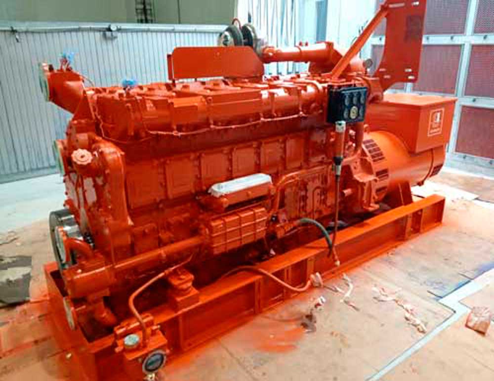 Mantenimiento de motores de cogeneración Guascor FGLD 240, Overhaul ...