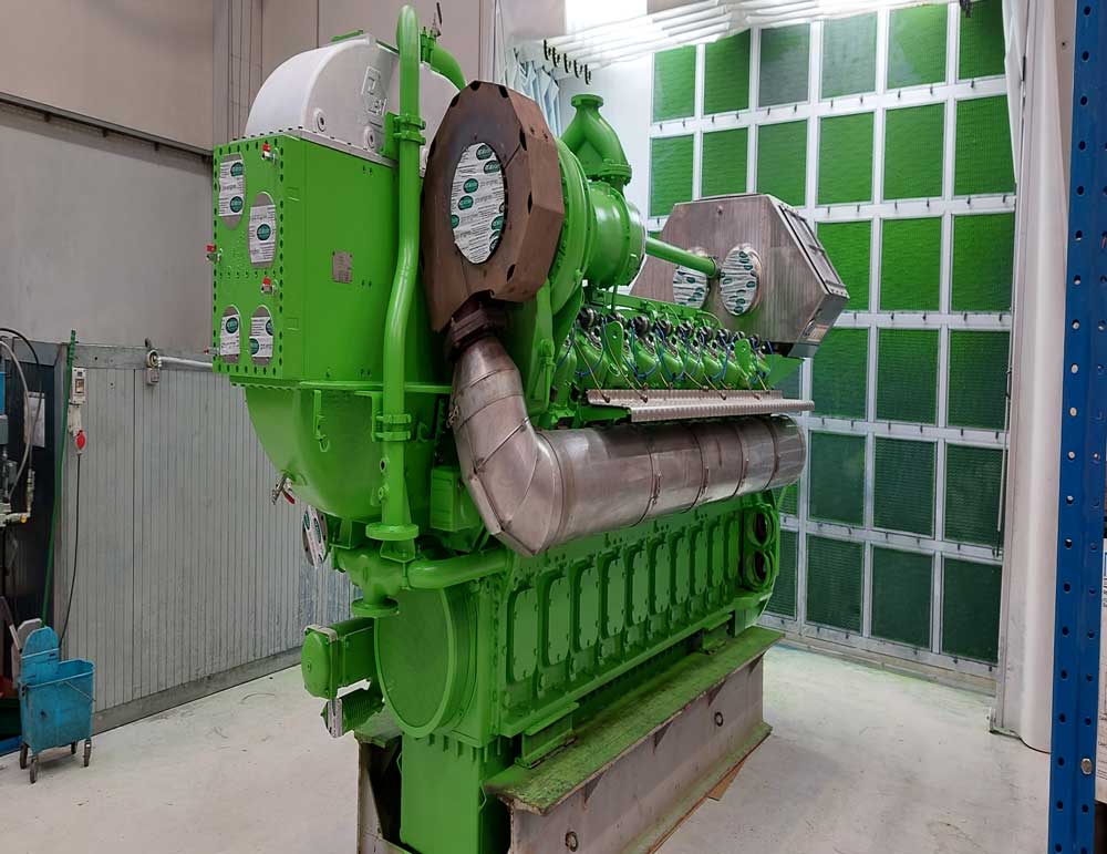 Jenbacher gas engine overhaul J620